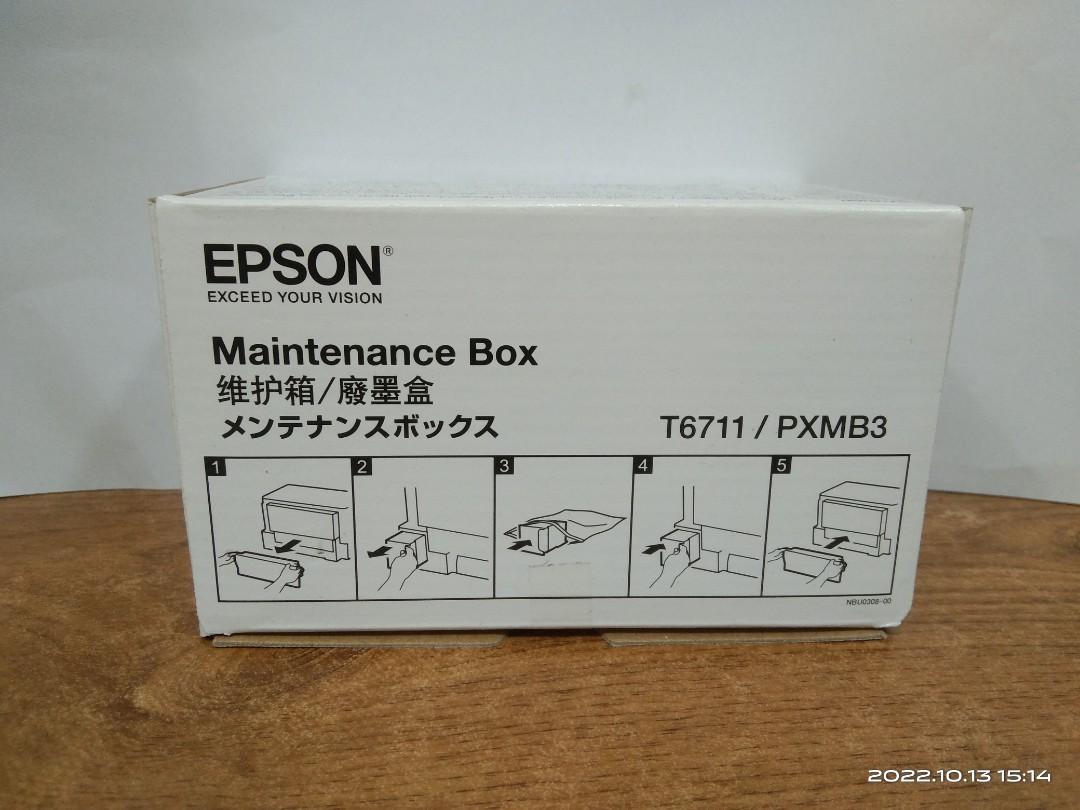 Epson Maintenance Box T6711/PMXB3, Computers & Tech, Printers, Scanners ...