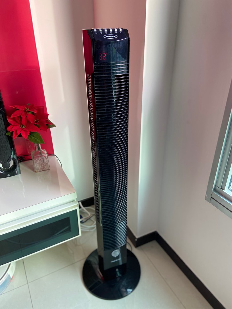 EuropAce Tower Fan, Furniture & Home Living, Lighting & Fans, Fans on ...