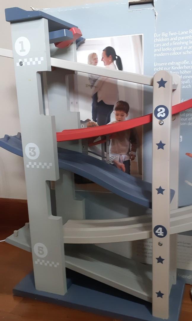 Ever Earth Big Two Lane Ramp Racer, Hobbies & Toys, Toys & Games on ...