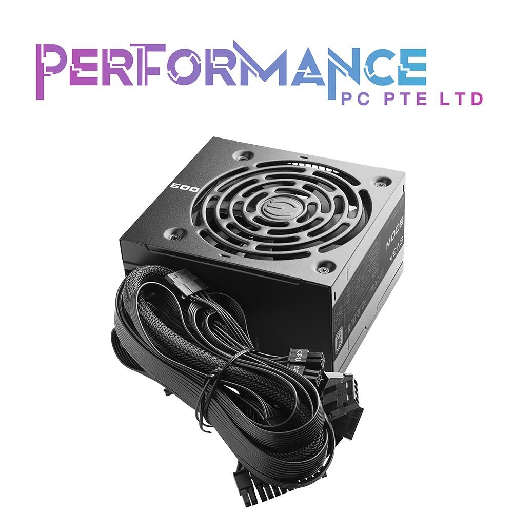 EVGA W2 80+ 600W PSU, All black cables (3 Years Warranty By Tech ...
