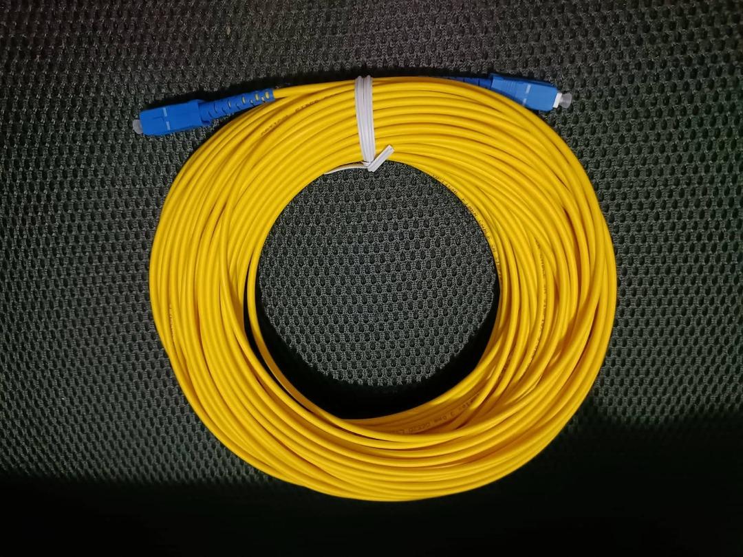 Fiber Optic Cable SC-SC UPC Yellow, Computers & Tech, Parts ...
