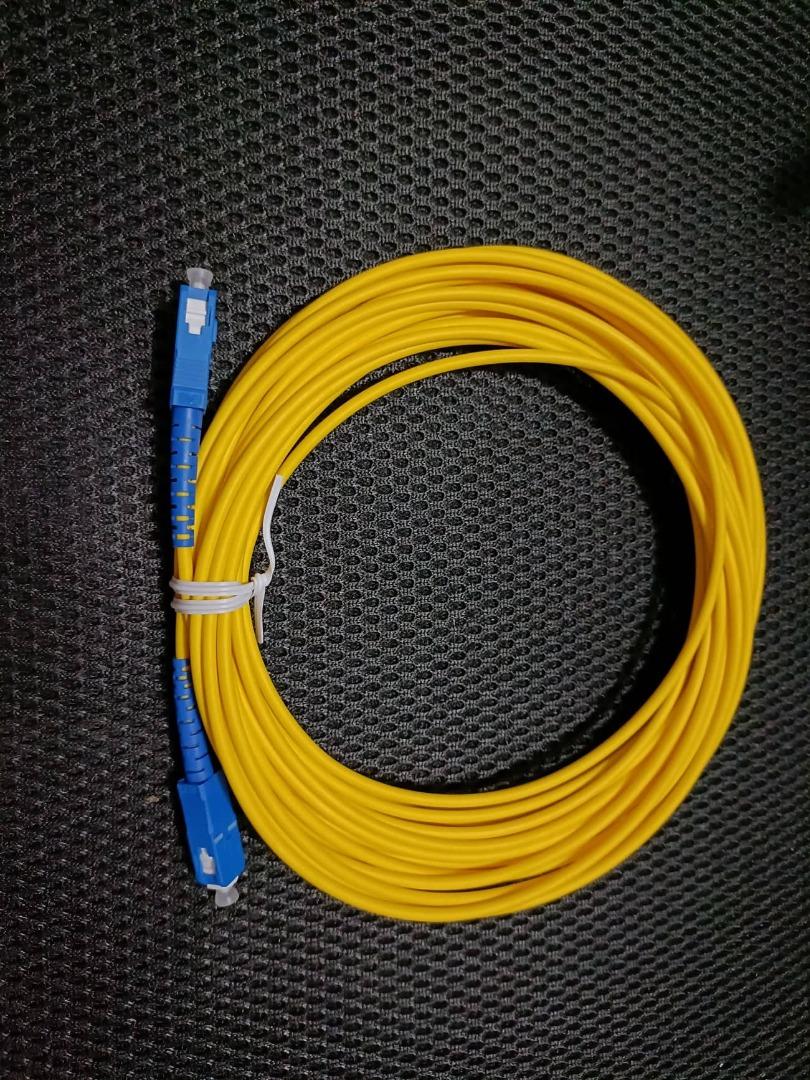 Fiber Optic Cable SC-SC UPC Yellow, Computers & Tech, Parts ...