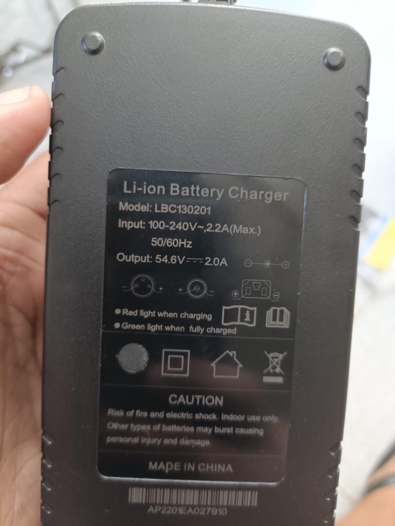 Fiido M1 pro charger 48v and 2.0a, Motorbikes, Motorbike Parts ...