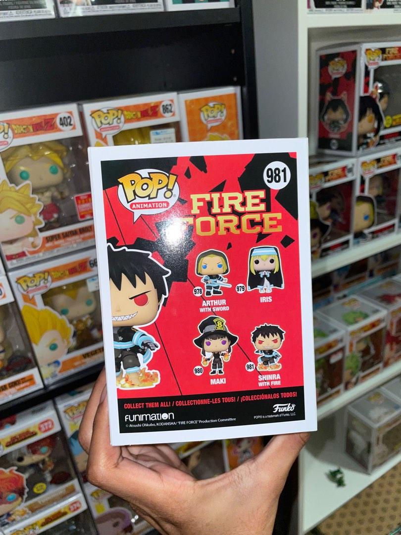Fire Force Shinra With Fire Funko Pop - Anime, Hobbies & Toys, Toys ...
