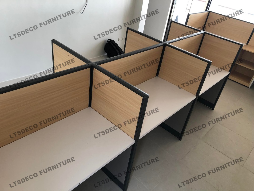 FISH BONE WORKSTATION OFFICE PARTITION & OFFICE FURNITURE, Furniture ...
