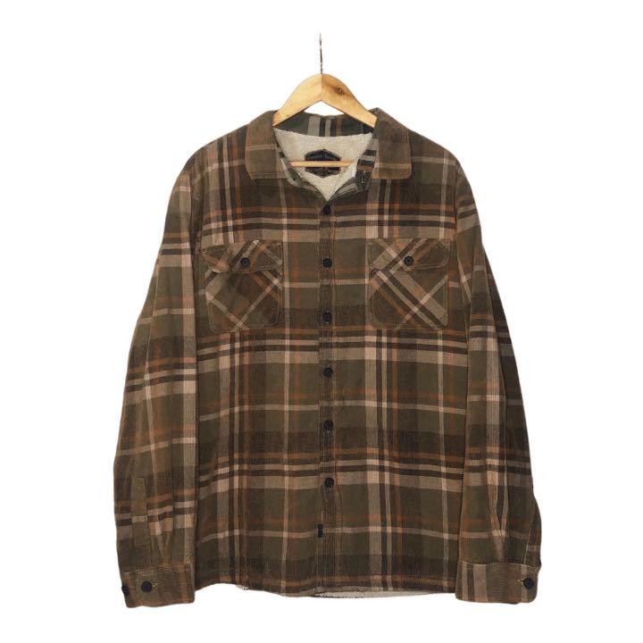 Freedom Foundry corduroy plaid flannel jacket, Men's Fashion, Coats ...