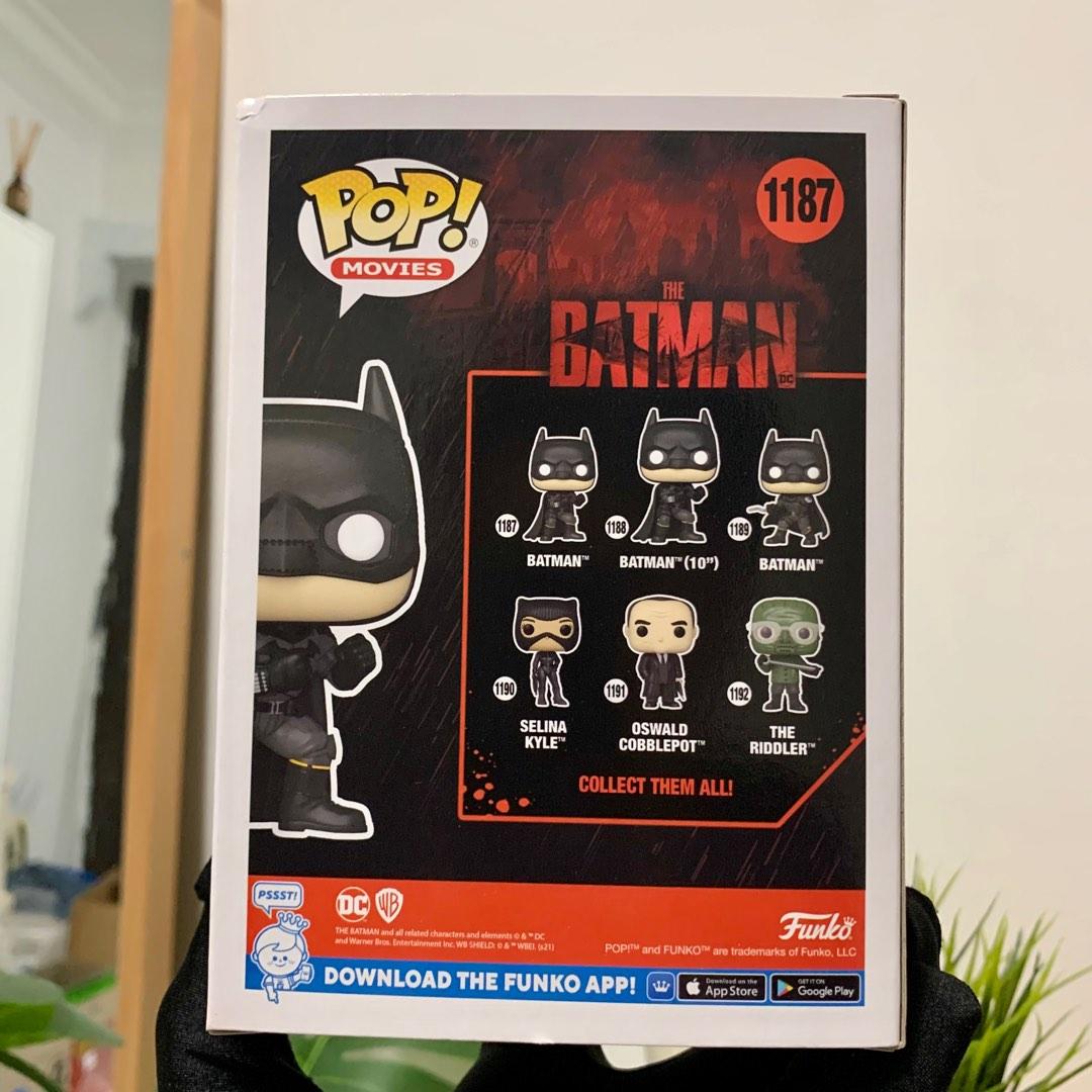 Funko Pop Movies #1187 The Batman Funko Pop, Hobbies & Toys, Toys ...