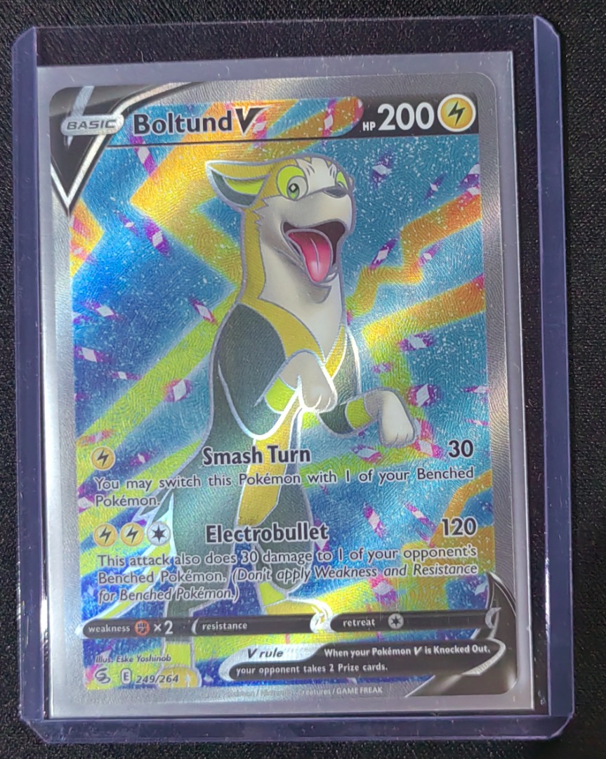 Fusion Strike - Boltund V (Full Art), Hobbies & Toys, Toys & Games on ...