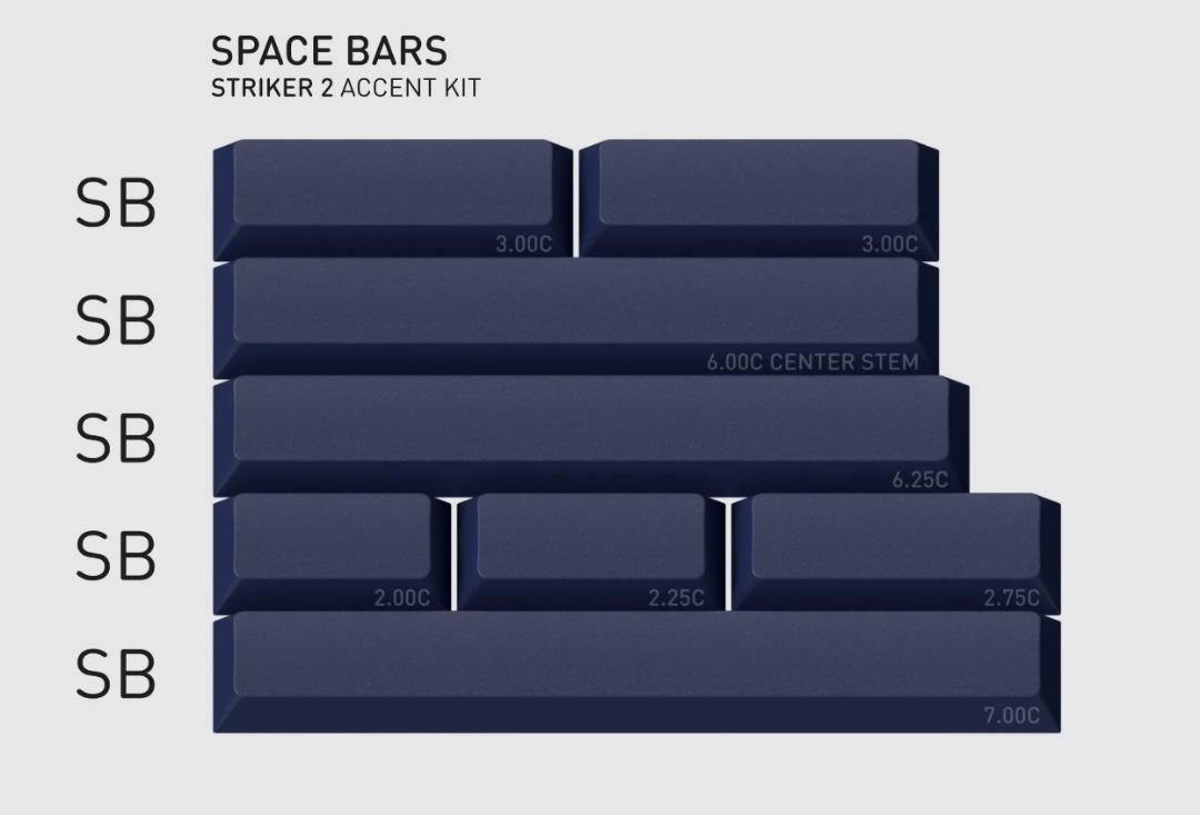 GMK Striker R2 Spacebar Kit ONLY (Pre-Order), Computers & Tech, Parts & Accessories, Computer ...