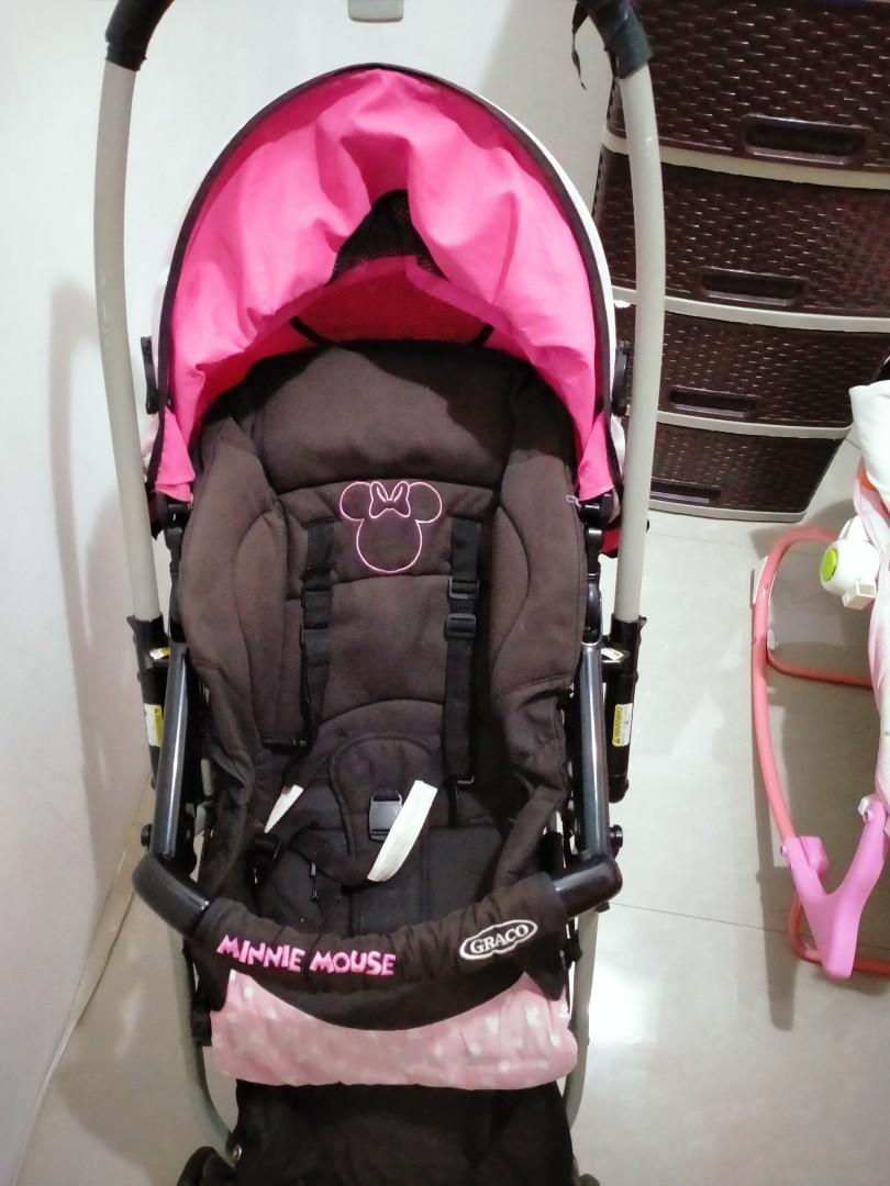 Graco Minnie Mouse Stroller, Babies & Kids, Going Out, Strollers on ...
