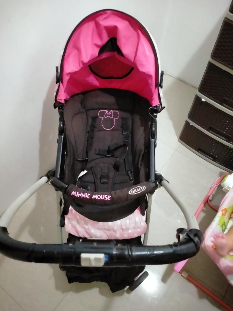 Graco Minnie Mouse Stroller, Babies & Kids, Going Out, Strollers on ...