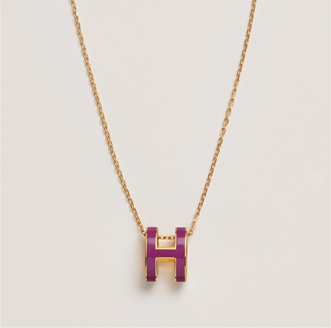 Hermes Pop H Necklace, Women's Fashion, Jewelry & Organisers, Necklaces ...