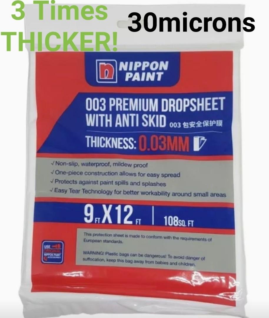 High Density & Quality HDB HIP Toilet Renovation useful DustSheets 9x12 ...