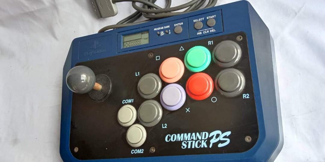 Hori PS1 Command Stick Arcade, Video Gaming, Gaming Accessories ...