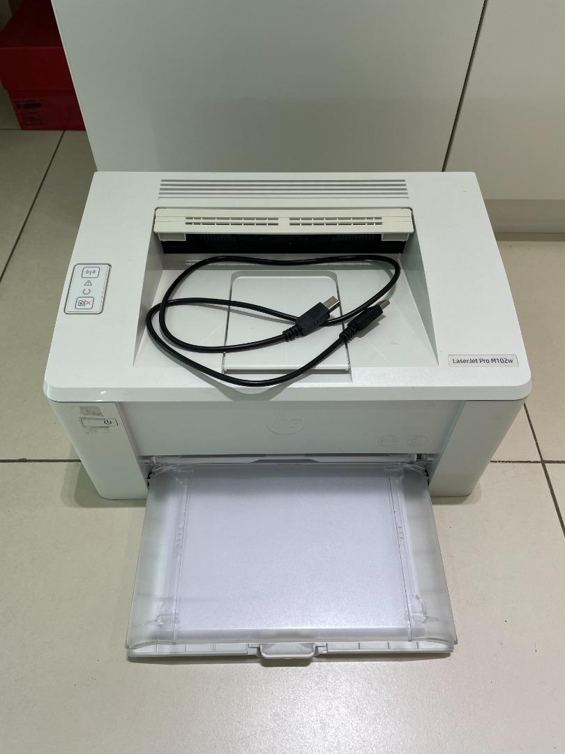 HP Printer LaserJet Pro M102w 打印機, 電腦＆科技, 打印機及影印機 - Carousell