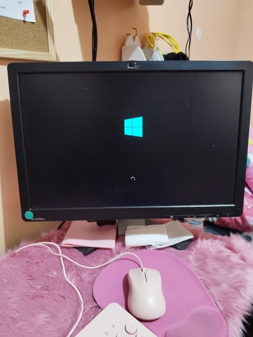 Hp monitor 1901w 19 inch monitor, Computers & Tech, Parts & Accessories ...