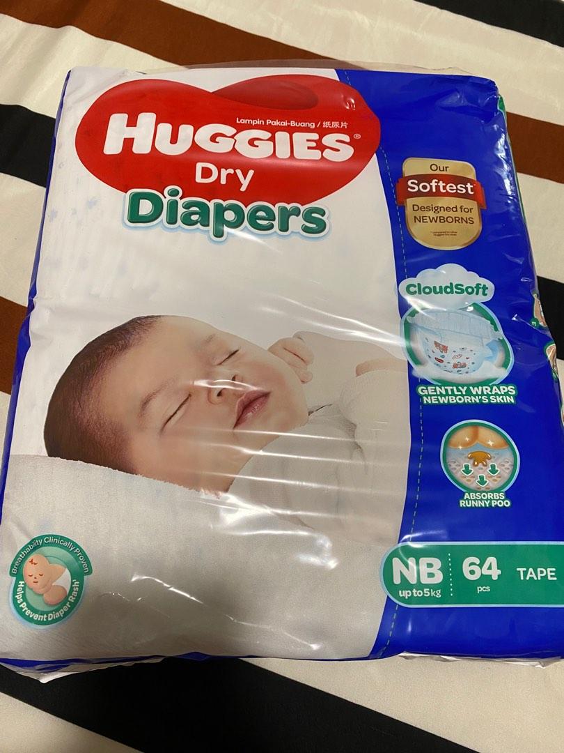 Huggies NB diaper (newborn), Babies & Kids, Bathing & Changing, Diapers ...