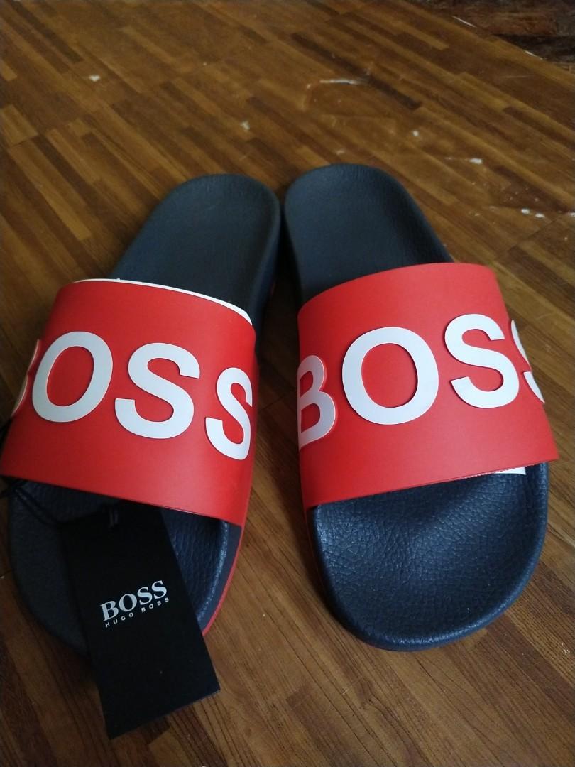 HUGO BOSS SLIDES, Women's Fashion, Footwear, Slippers and slides on ...