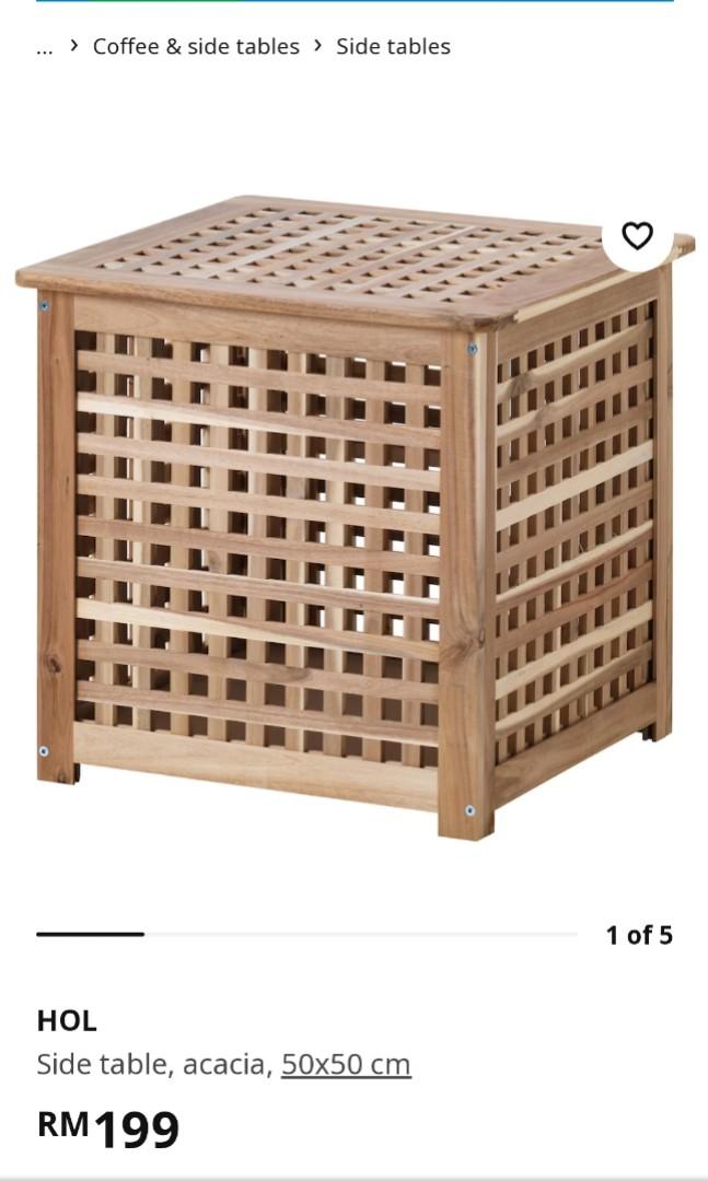 IKEA Hol table & storage, Furniture & Home Living, Furniture, Tables & Sets on Carousell