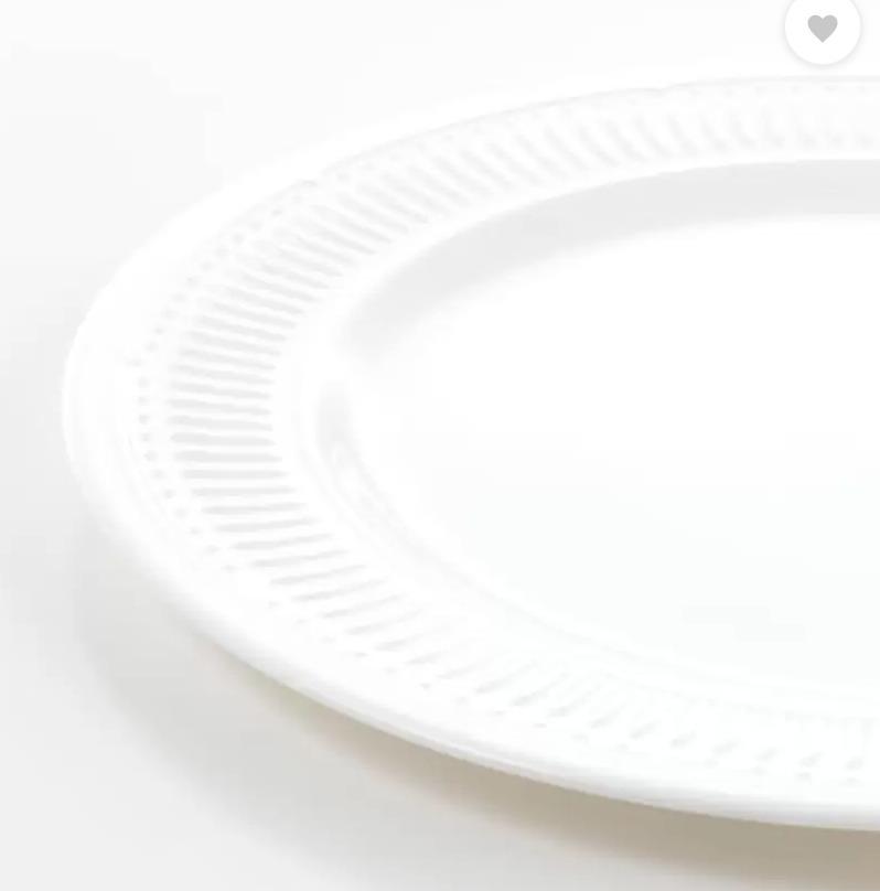 IKEA Sanning Dinner Plates White x 4, Furniture & Home Living ...
