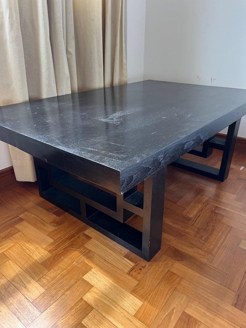 John Erdos custom black coffee table, Furniture & Home Living ...
