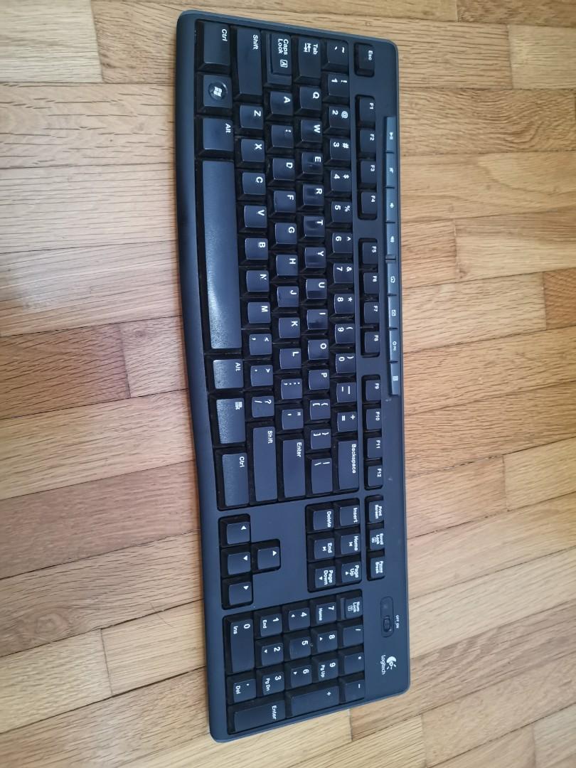 k270 logitech with new battery and unifying receiver, Computers & Tech ...