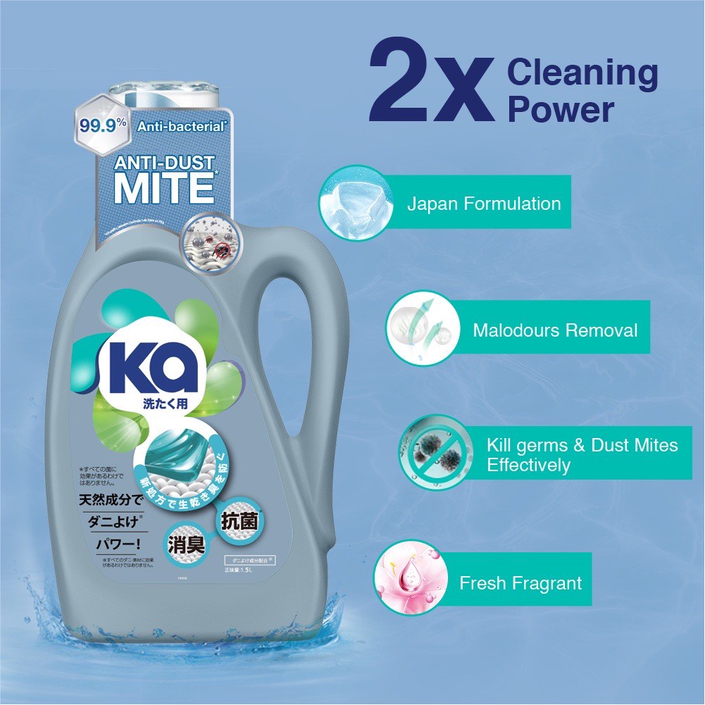 Ka Anti-bacterial Concentrated Liquid Detergent 1.38L, Furniture & Home Living, Cleaning ...