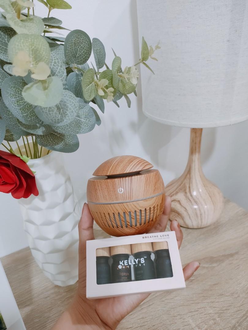 Kelly's Choice Breath Love Diffuser Blend with Table Top Diffuser ...