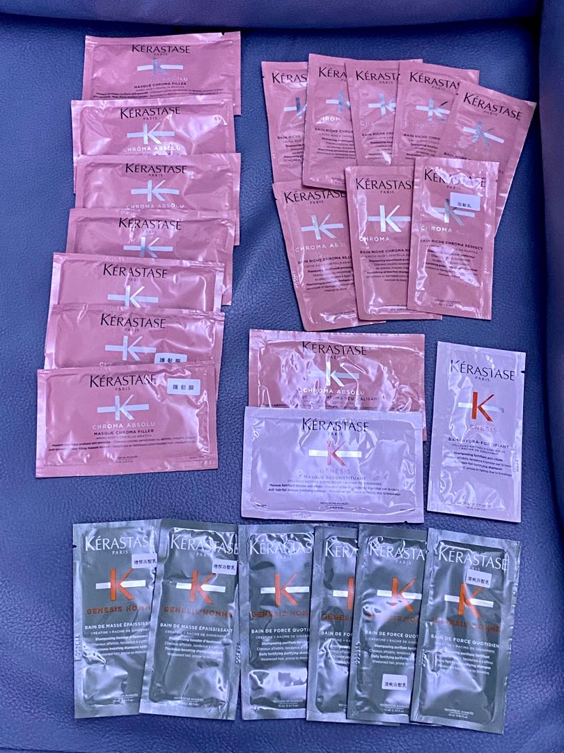Kerastase Hair Product Samples @$5, 美容＆化妝品, 健康及美容 - 頭髮護理 - Carousell