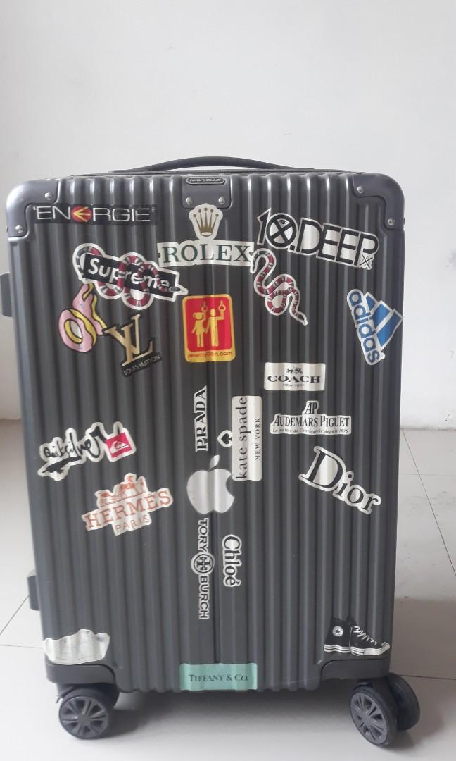 Koper 20 inch kabin size navyclub, Fesyen Wanita, Tas & Dompet di Carousell