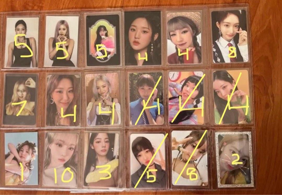 K-pop girl group photocard pc blackpink Ive aespa new jeans twice itzy ...
