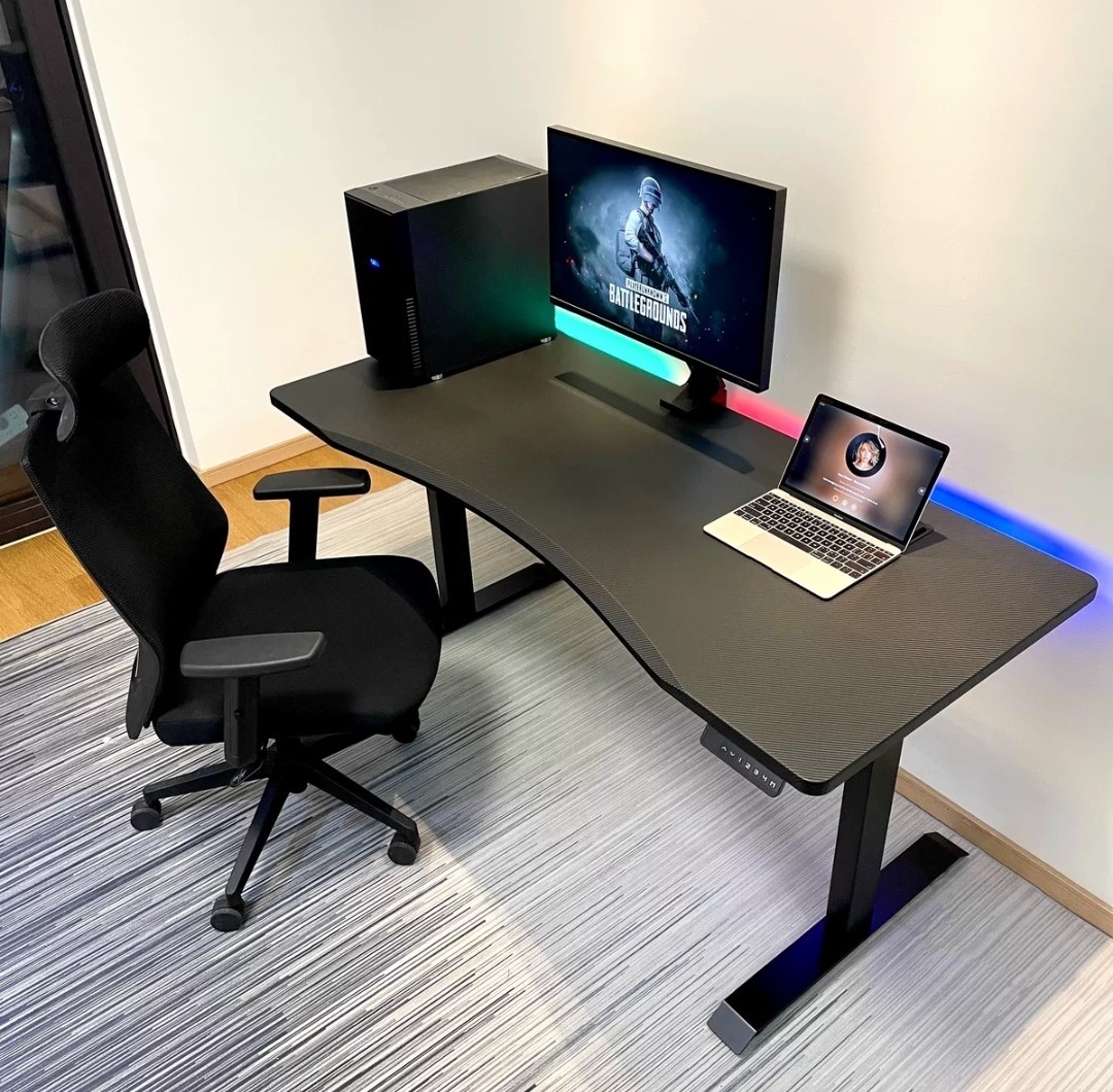 KZCHAIR ILD-GM STANDING DESK GAMMING DESK 升降枱 電競升降桌, 傢俬＆家居, 傢俬, 桌子 ...