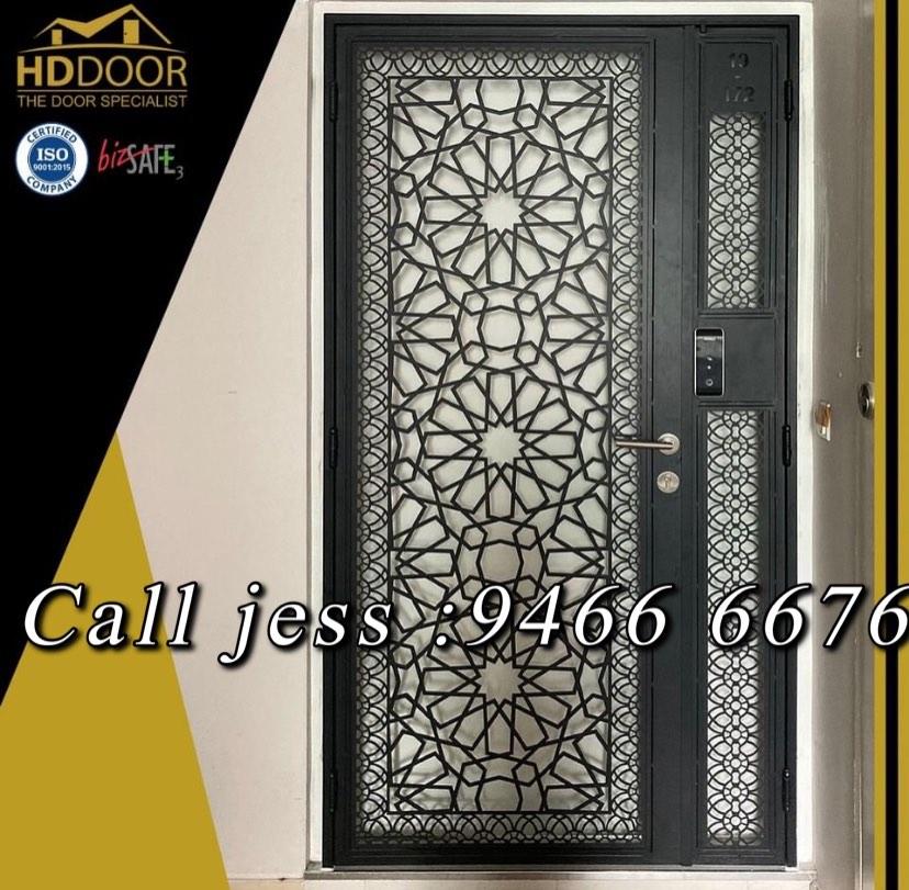 Laser cut mild steel gate, Furniture & Home Living, Home Decor, Other ...