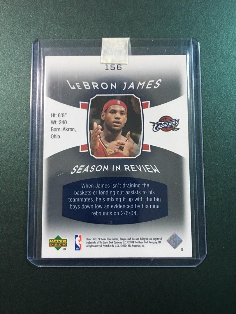 LeBron James Season in Review numbered Nba card, Hobbies & Toys, Toys ...
