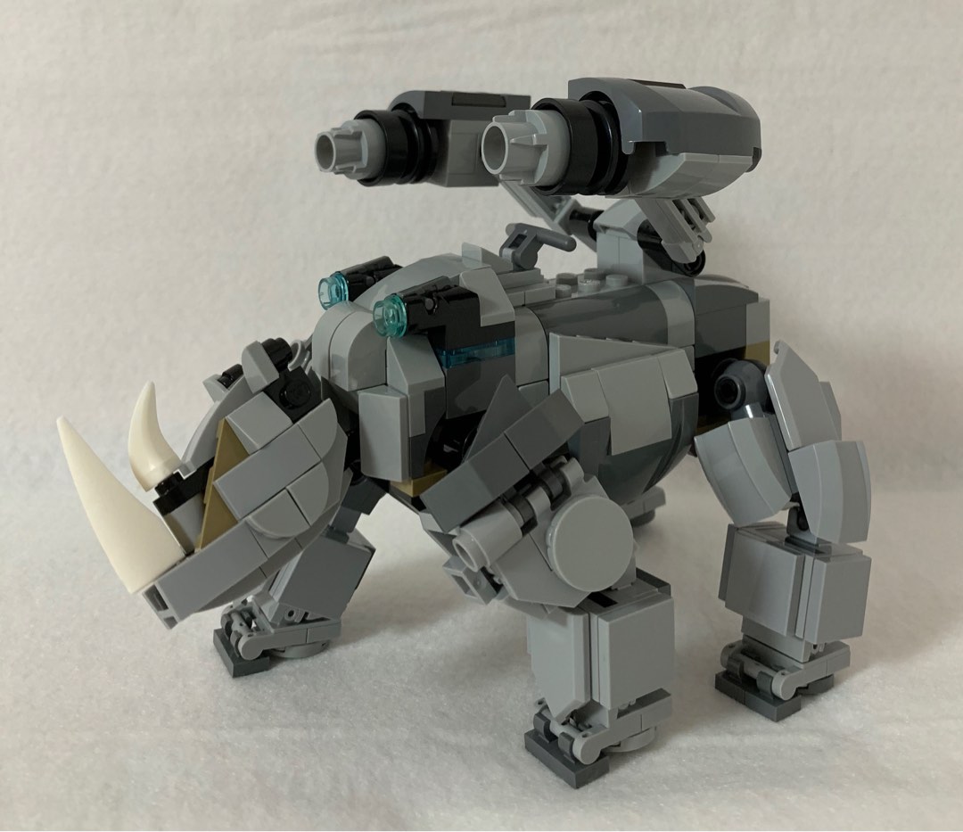 Lego MOC My Own Creation Mechanical Rhino, Hobbies & Toys, Toys & Games ...