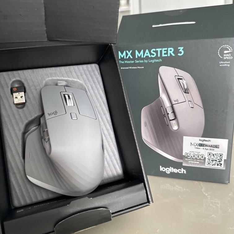 Logitech MX MASTER 3 (grey), Computers & Tech, Parts & Accessories ...