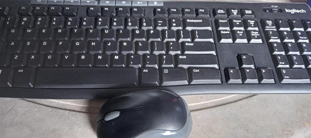 Logitech Wireless Mouse&Keyboard Combo, Computers & Tech, Parts & Accessories, Computer Keyboard ...