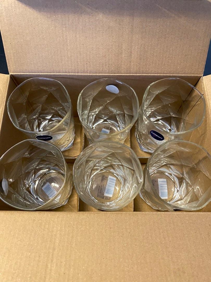 luminarc glass 6pcs set, Furniture & Home Living, Kitchenware ...