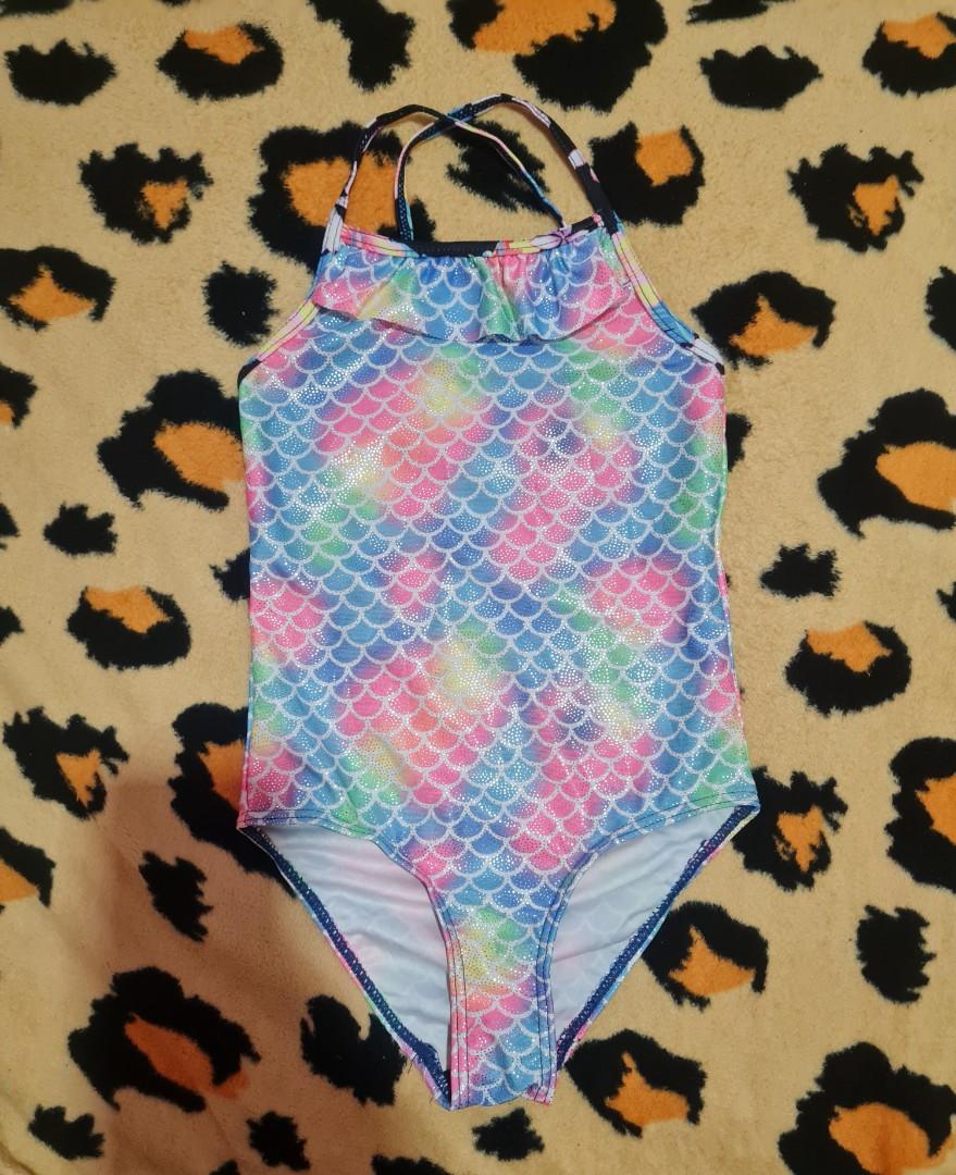 MARVEL SPIDER-MAN Shiny Shimmering Mermaid One Piece Swimwear Size 2 ...