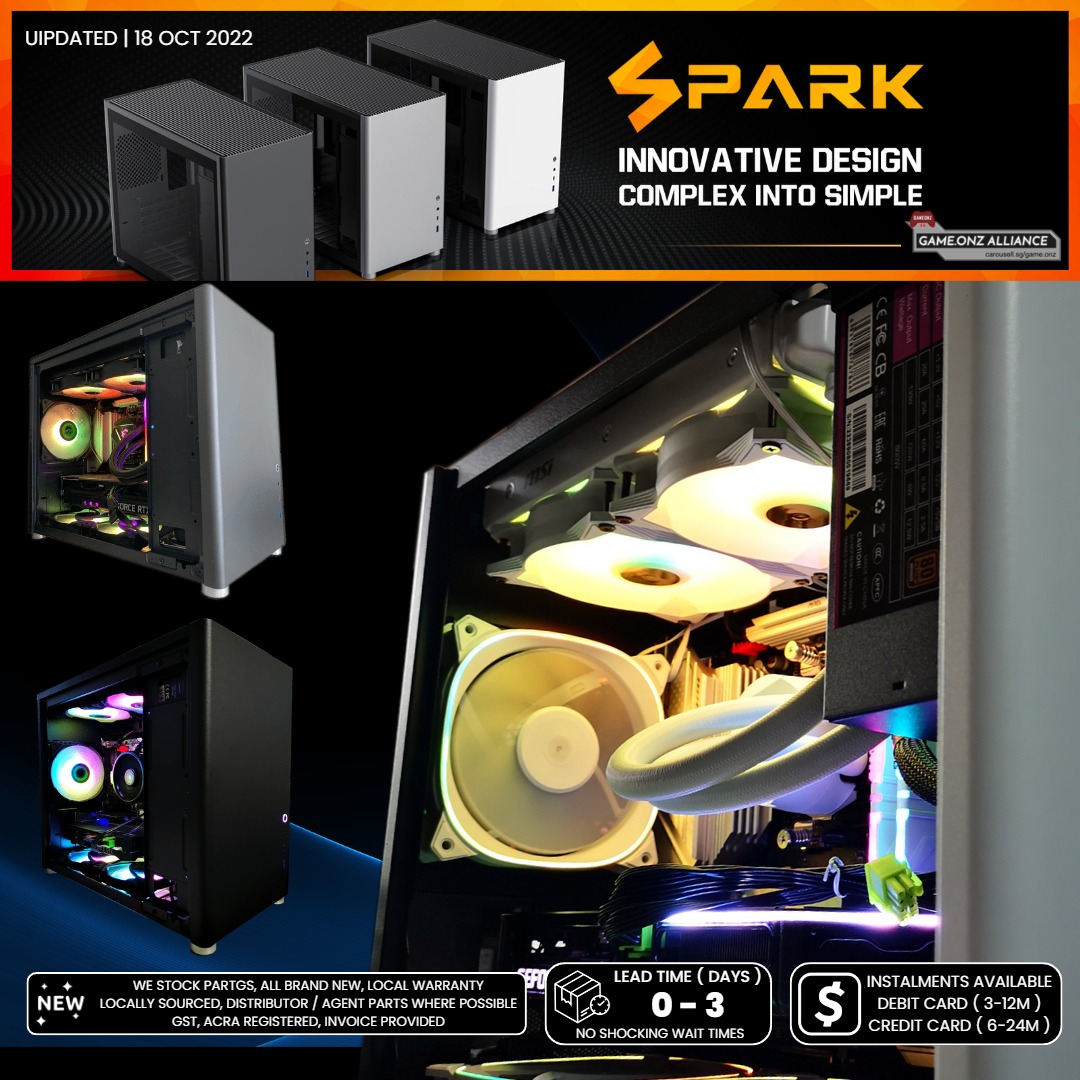 MASTER | GAMEMAX SPARK DESKTOP GAMING PC BUILDS | 3200G 3600 5600 5600X ...