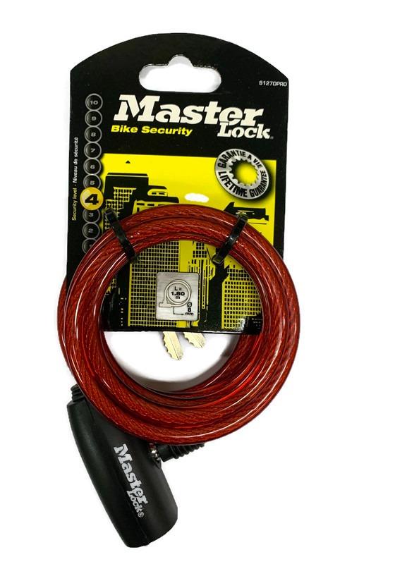 Master Lock Bike Security Keyed Cable 6ft. - Assorted Colors, Furniture ...