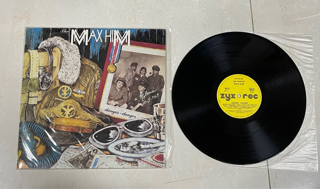 Max Him 黑膠唱片Danger -Danger 80年代荷東英文Disco, 興趣及遊戲, 音樂樂器 & 配件, 音樂與媒體 - 黑膠碟 ...