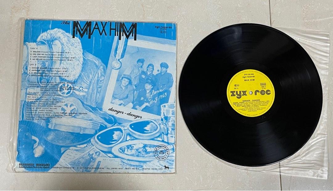 Max Him 黑膠唱片Danger -Danger 80年代荷東英文Disco, 興趣及遊戲, 音樂樂器 & 配件, 音樂與媒體 - 黑膠碟 ...