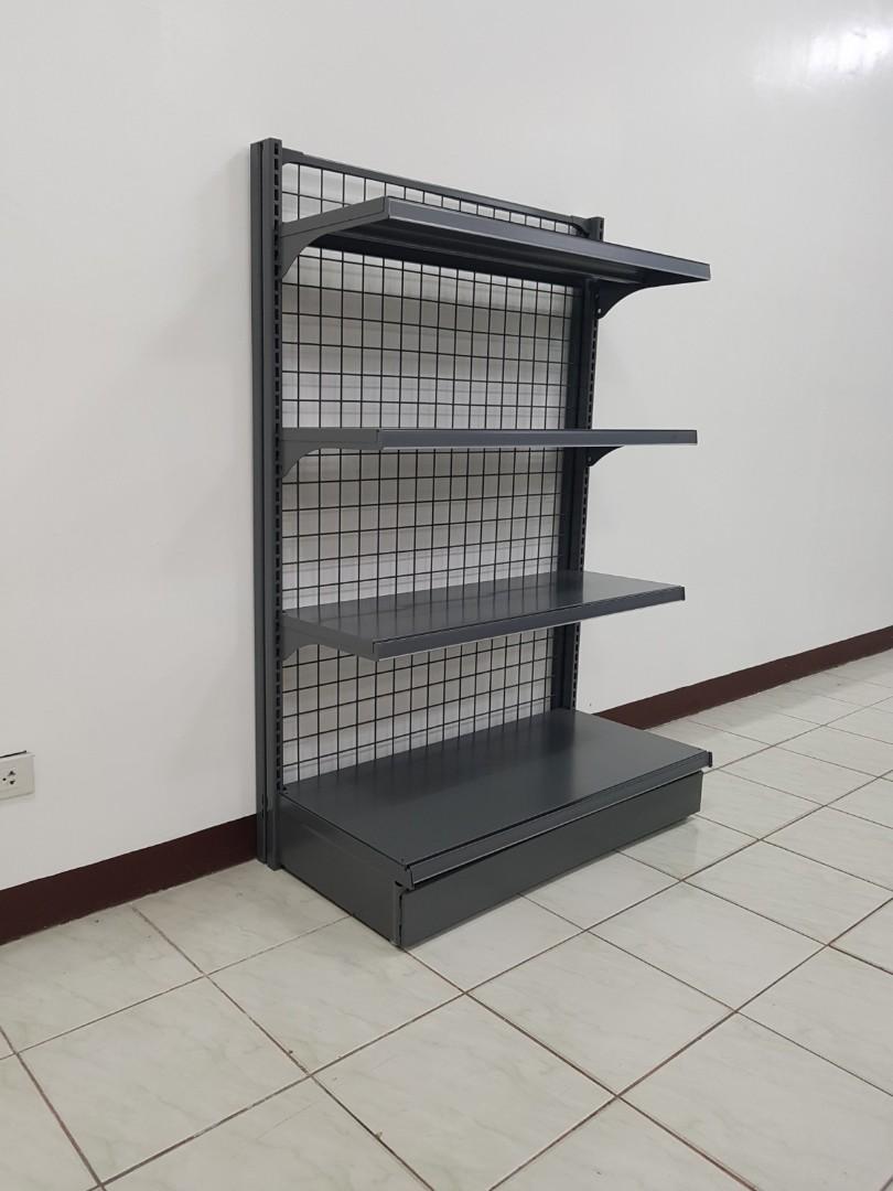Mesh Backing Grocery Gondola Shelve, Furniture & Home Living, Furniture ...