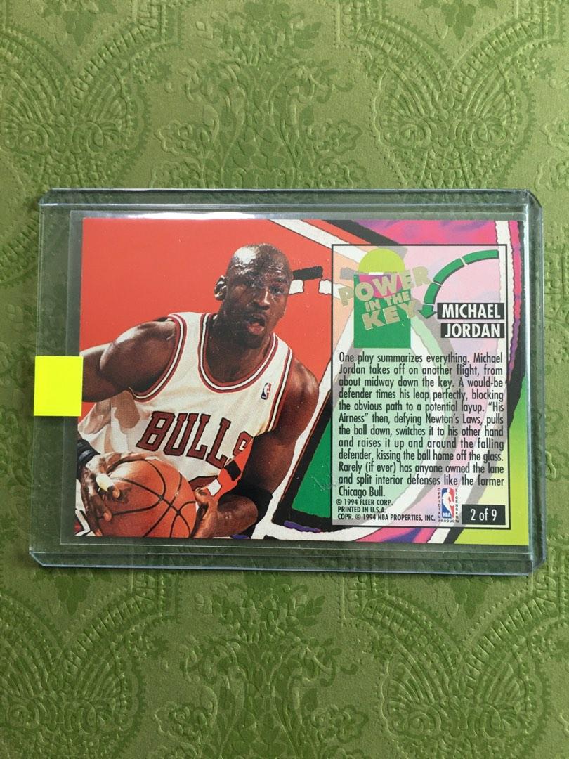 Michael Jordan Power in the Key insert Nba card, Hobbies & Toys, Toys ...