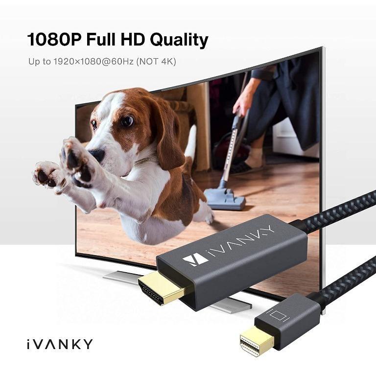 Mini DisplayPort to HDMI Cable, iVANKY Mini DP (Thunderbolt) to HDMI ...
