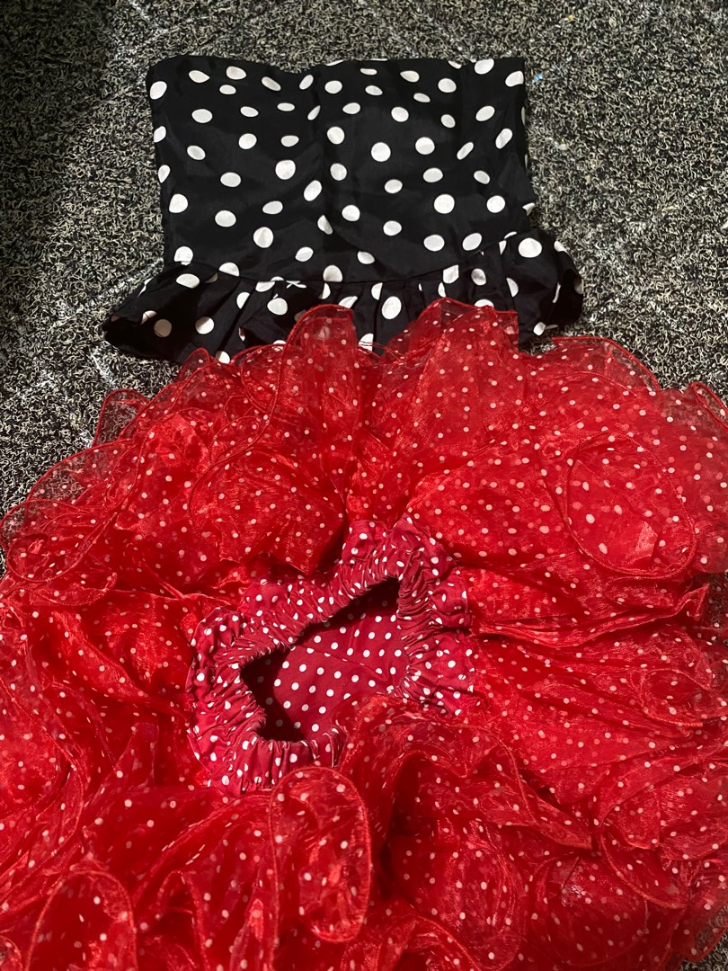 minnie mouse custom outfit, Babies & Kids, Babies & Kids Fashion on ...