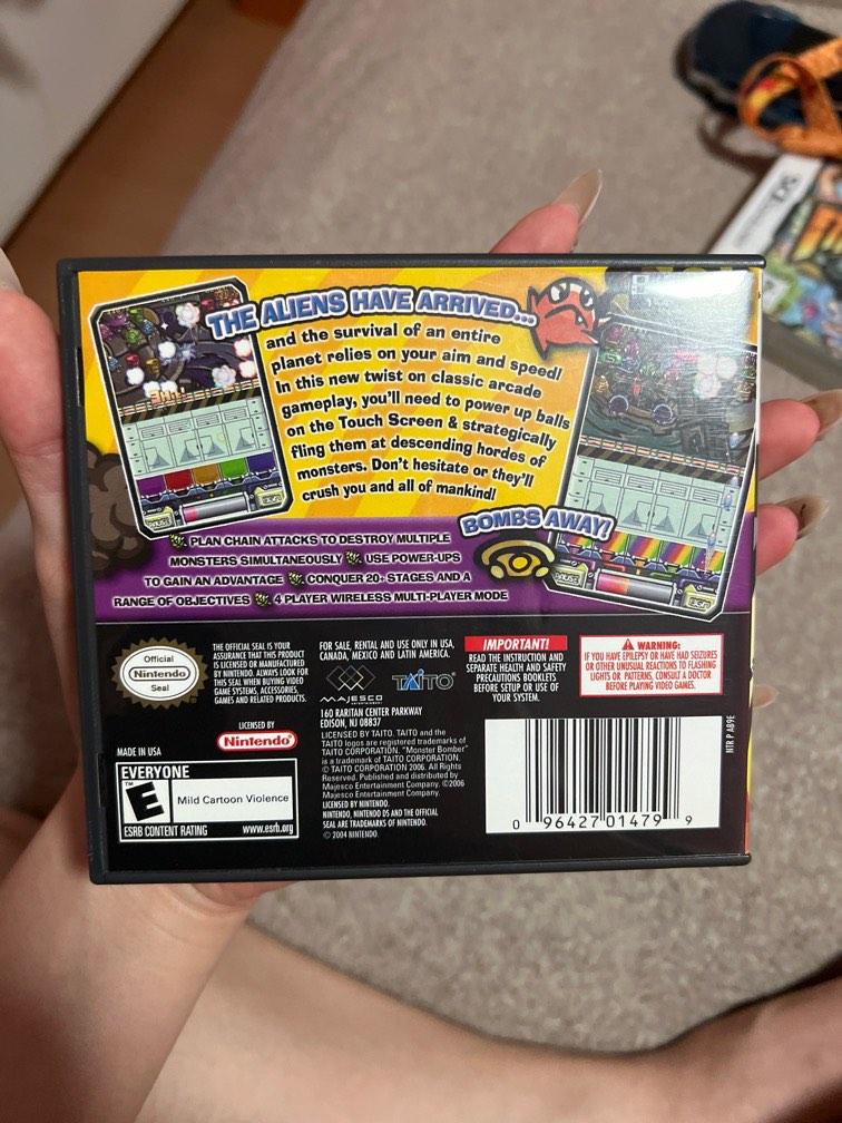 Monster bomber Nintendo DS cartridge, Video Gaming, Video Games ...