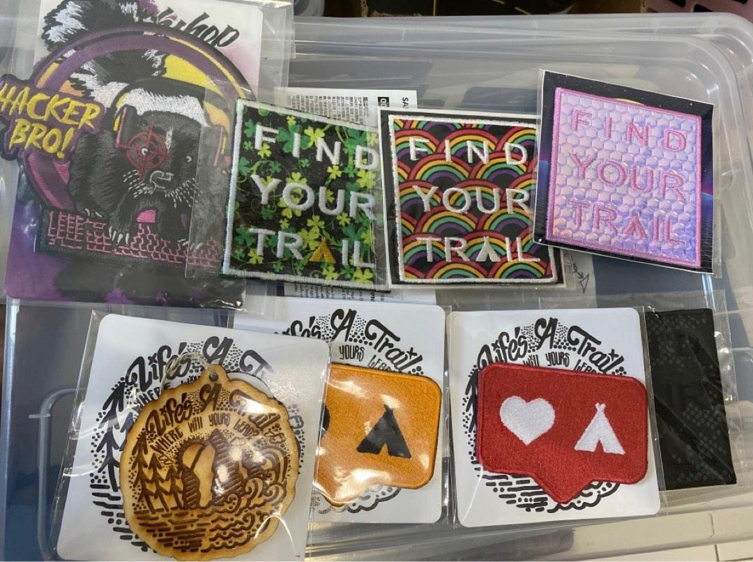 Morale/ Velcro Patch/ Life a Trail, Everything Else on Carousell