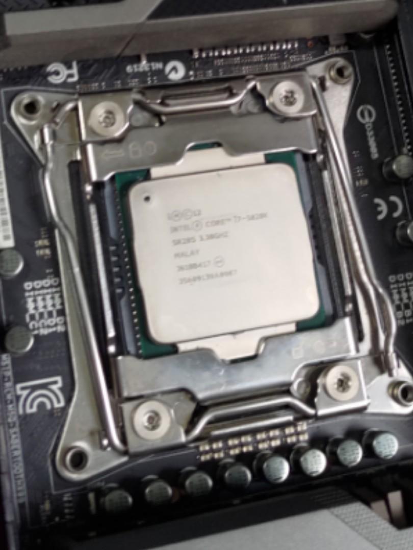 Motherboard + CPU + RAM // TUF Sabertooth X99 (i7 5820K), Computers & Tech, Parts & Accessories ...